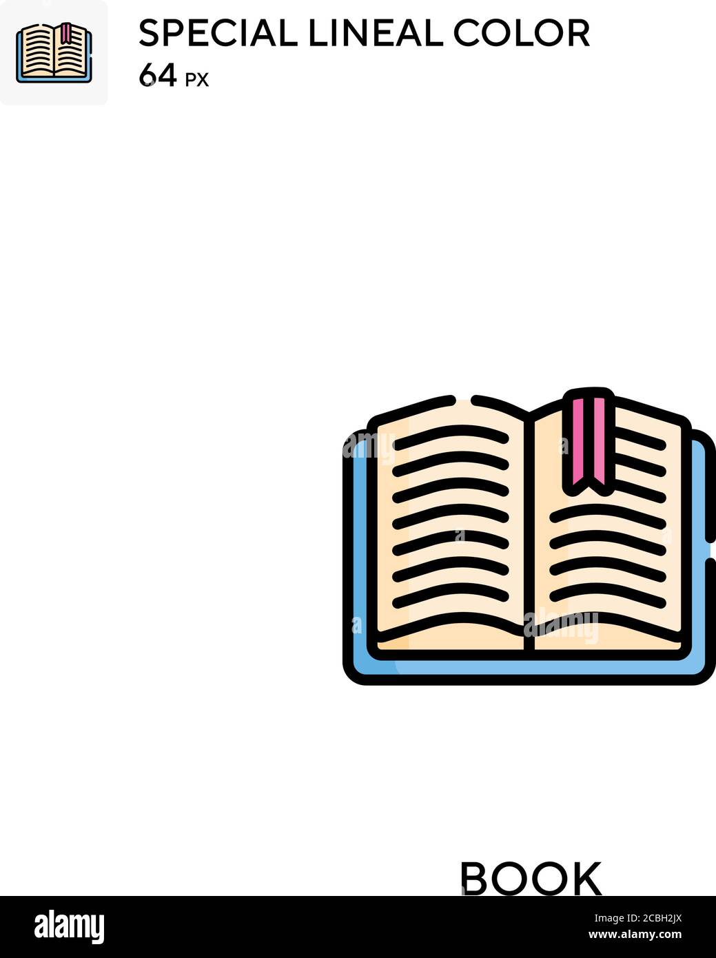 Book special lineal color vector icon. Book icons for your business ...