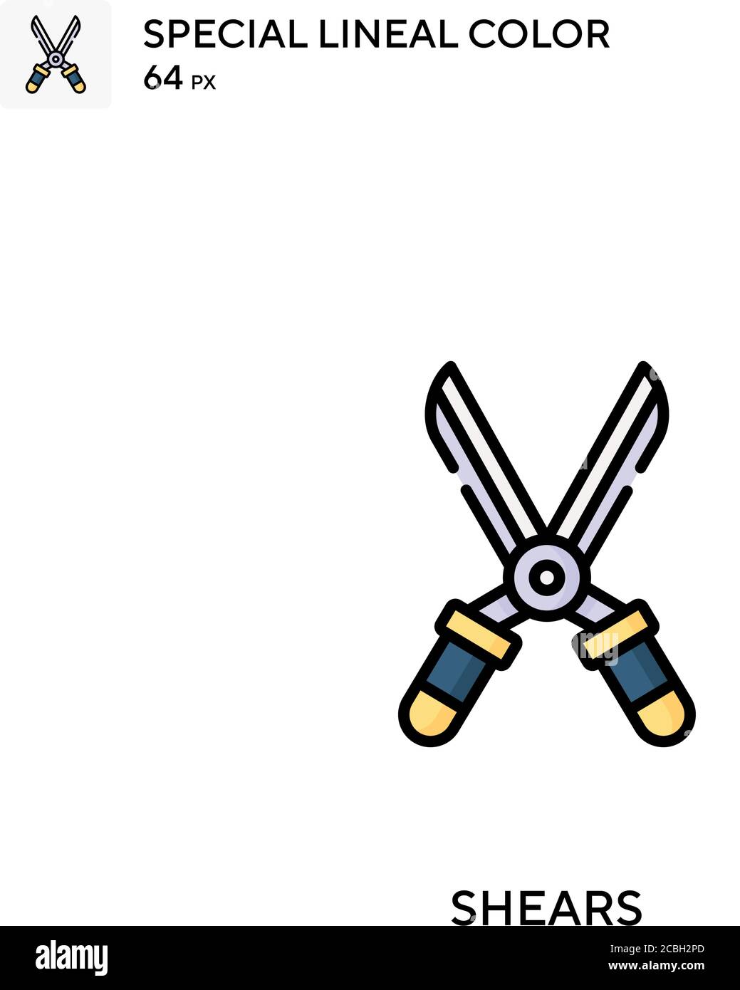 Shears special lineal color vector icon. Shears icons for your business ...