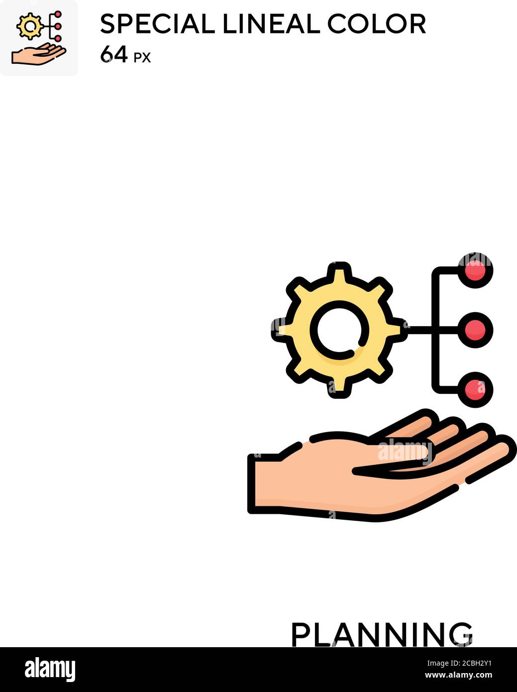 Planning special lineal color vector icon. Planning icons for your ...