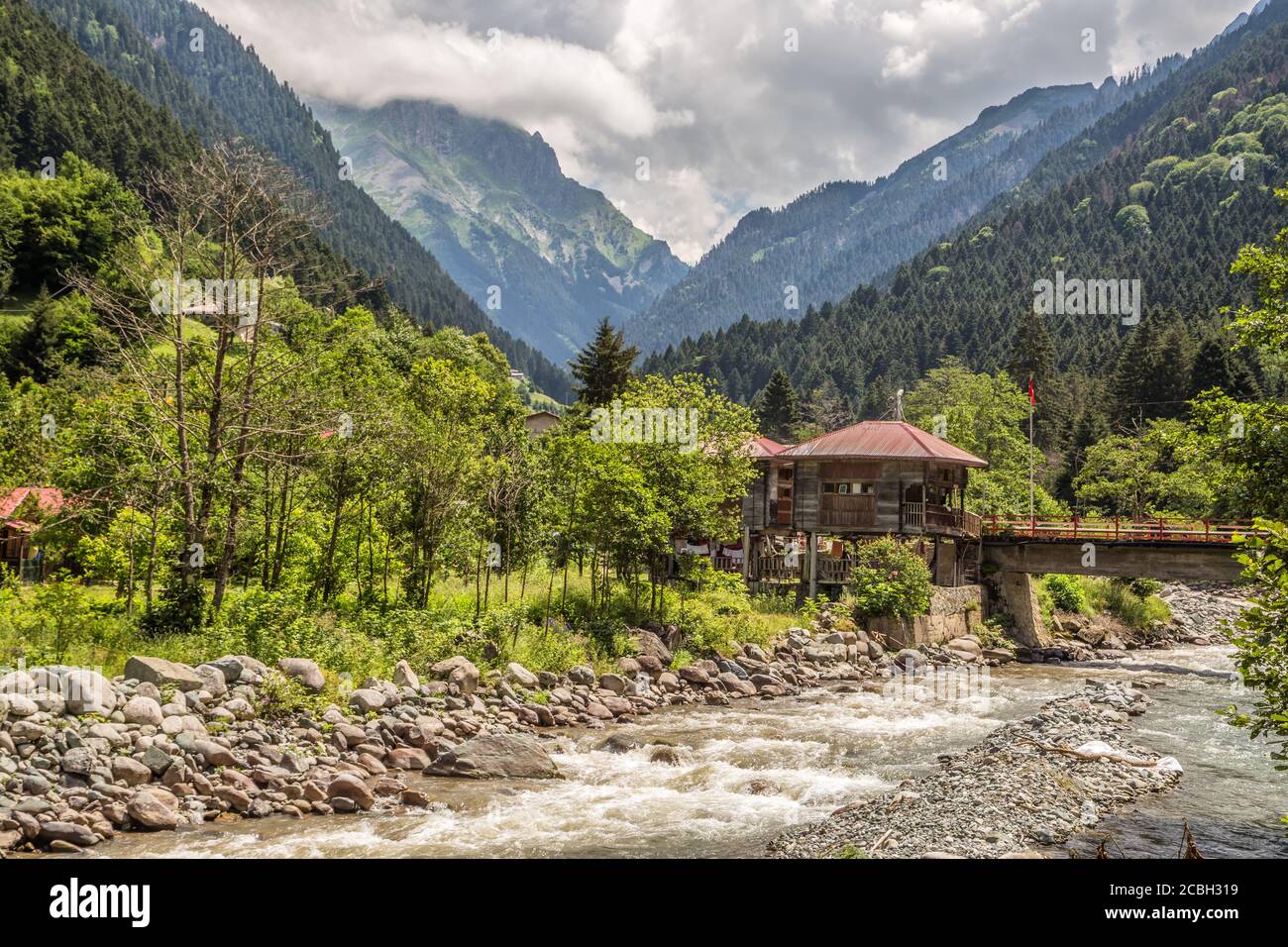 Turkey, the Kaçkar Mountains National Park, mountains, lush valleys ...