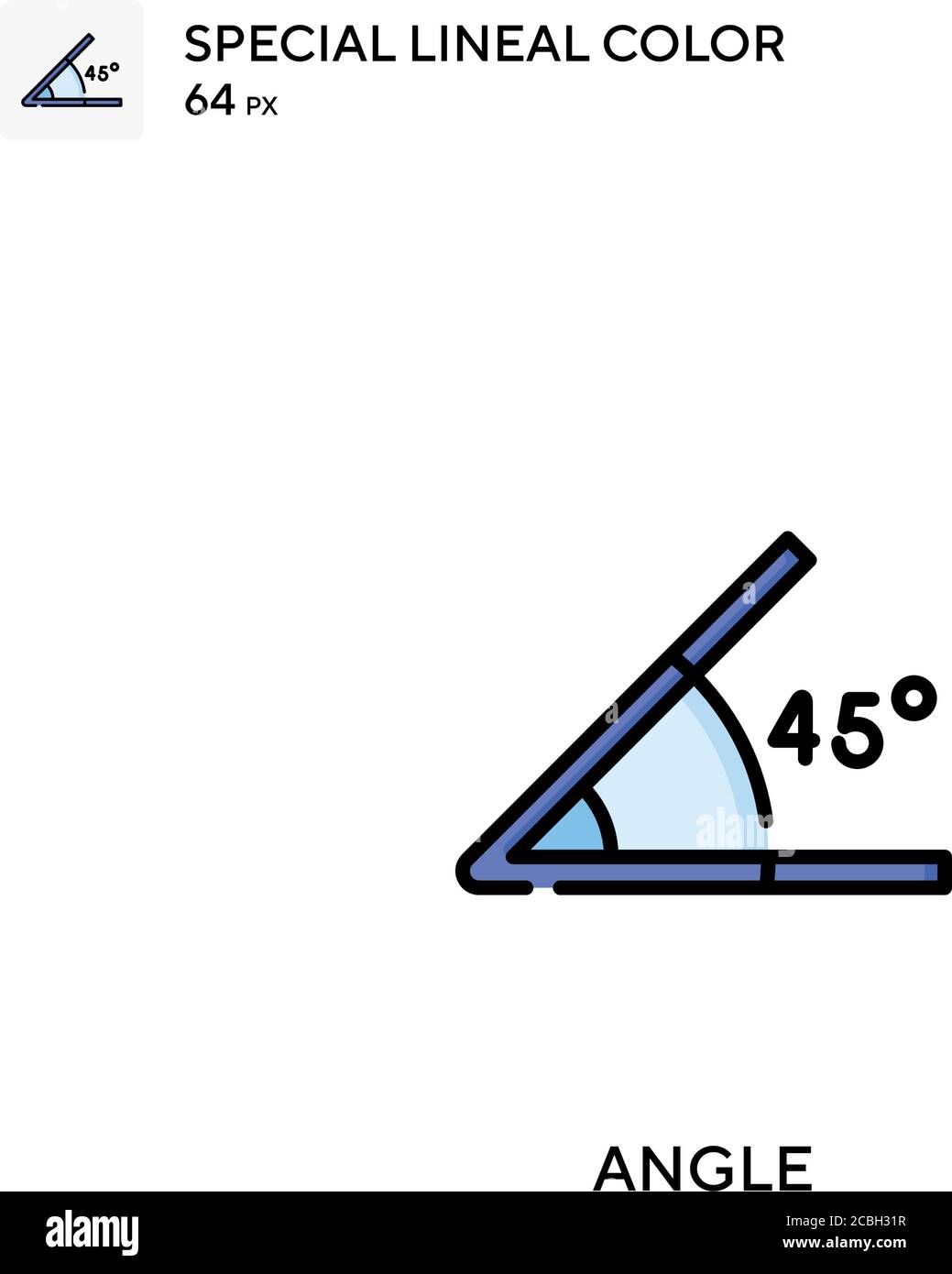 Angle special lineal color vector icon. Angle icons for your business ...