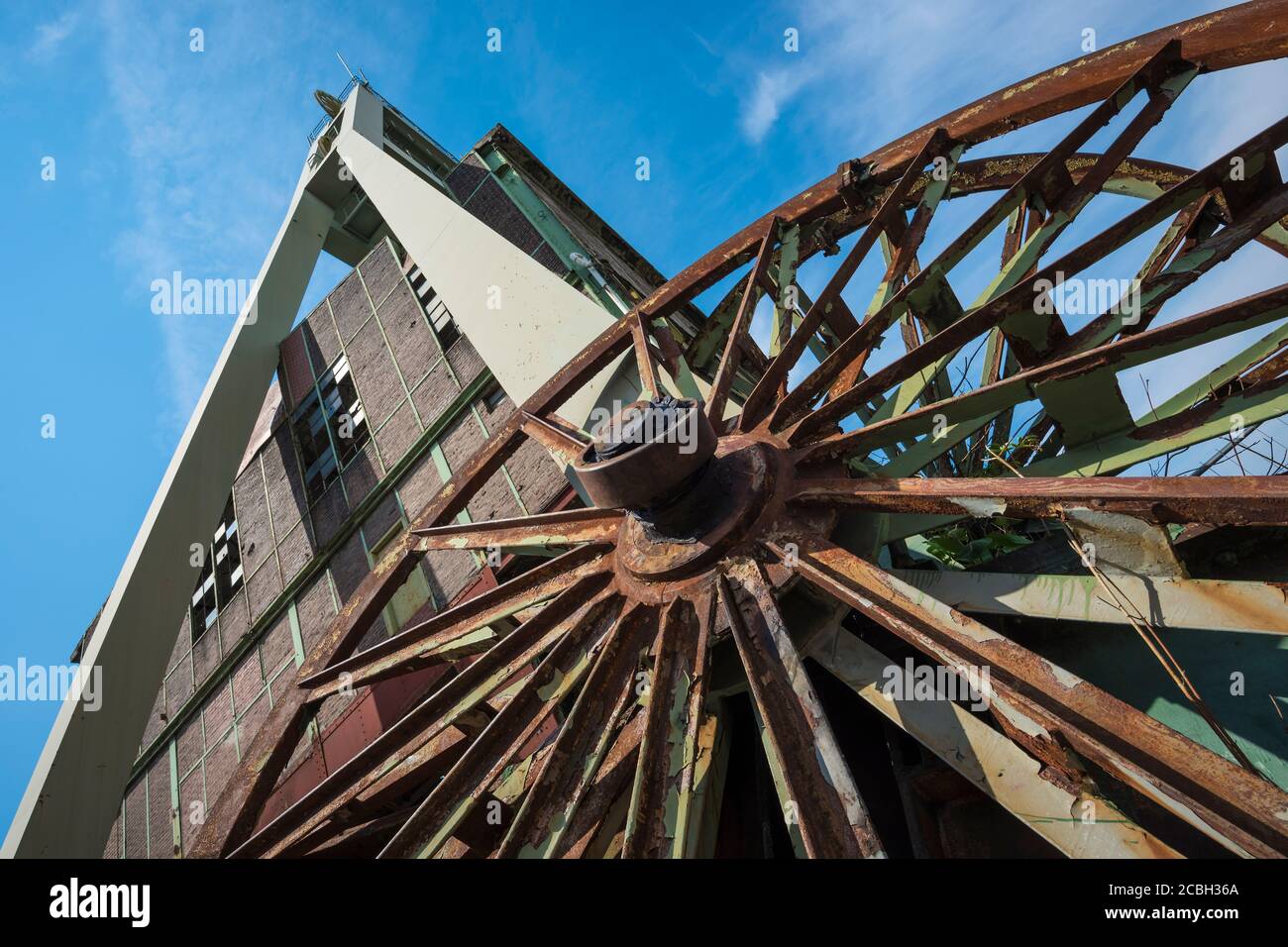 Building of a closed coal mine in the Ruhr area Stock Photo - Alamy