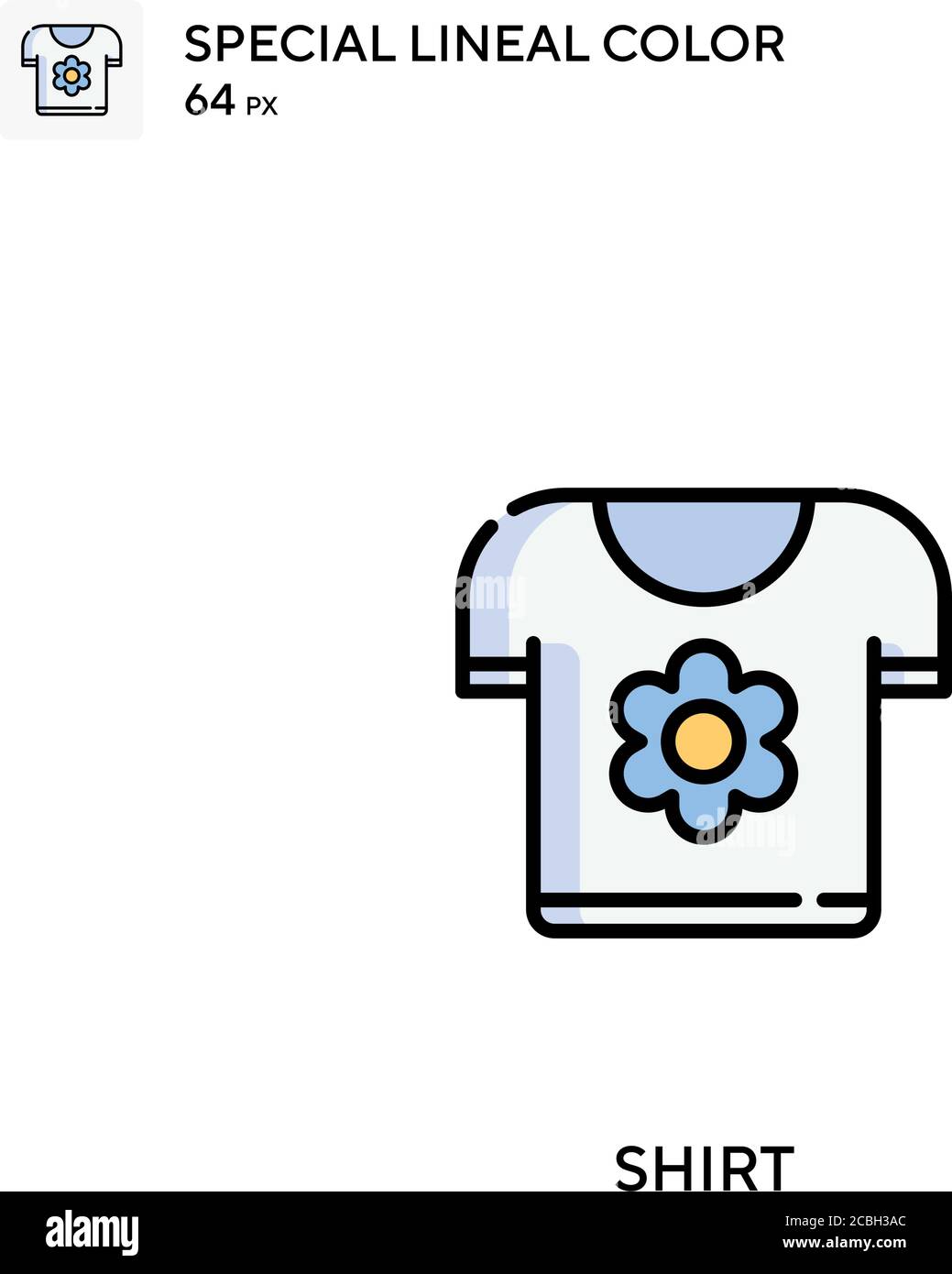 Shirt special lineal color vector icon. Shirt icons for your business ...