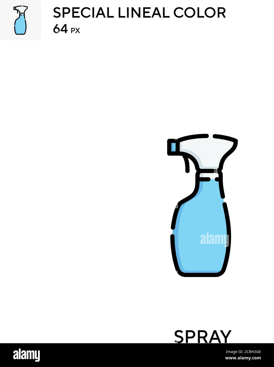 Spray special lineal color vector icon. Spray icons for your business ...