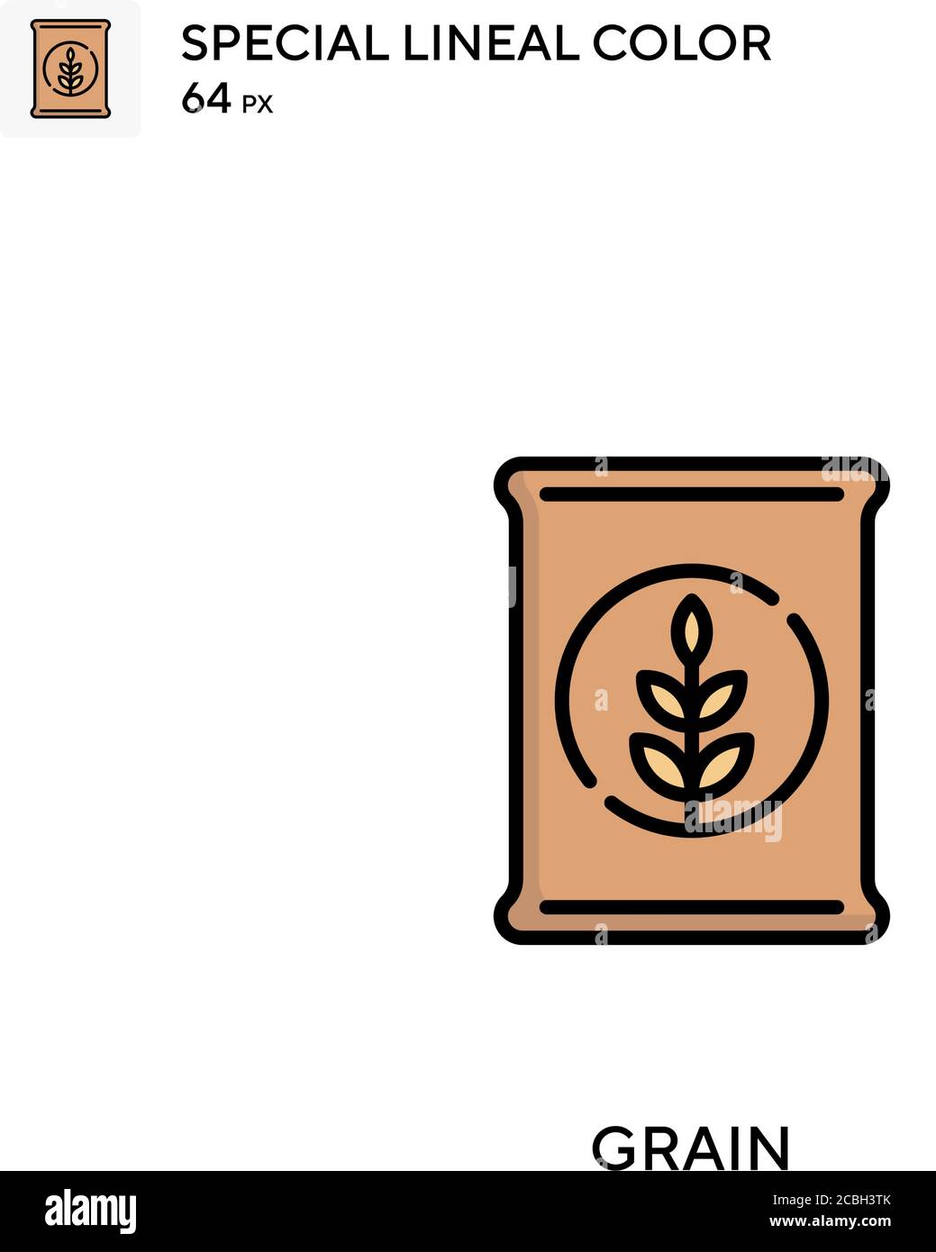 Grain special lineal color vector icon. Grain icons for your business ...