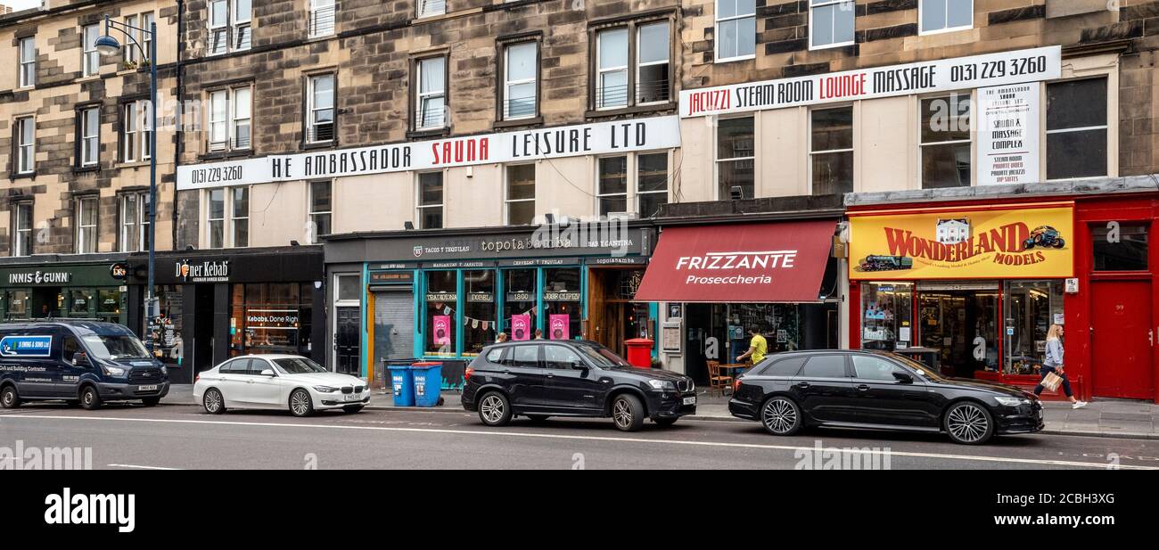 Street scene, Lothian Road, Edinburgh, Scotland, UK Stock Photo - Alamy