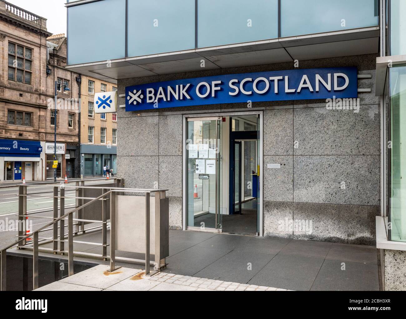 Bank of Scotland, Earl Grey Street, Edinburgh, Scotland, UK Stock Photo ...