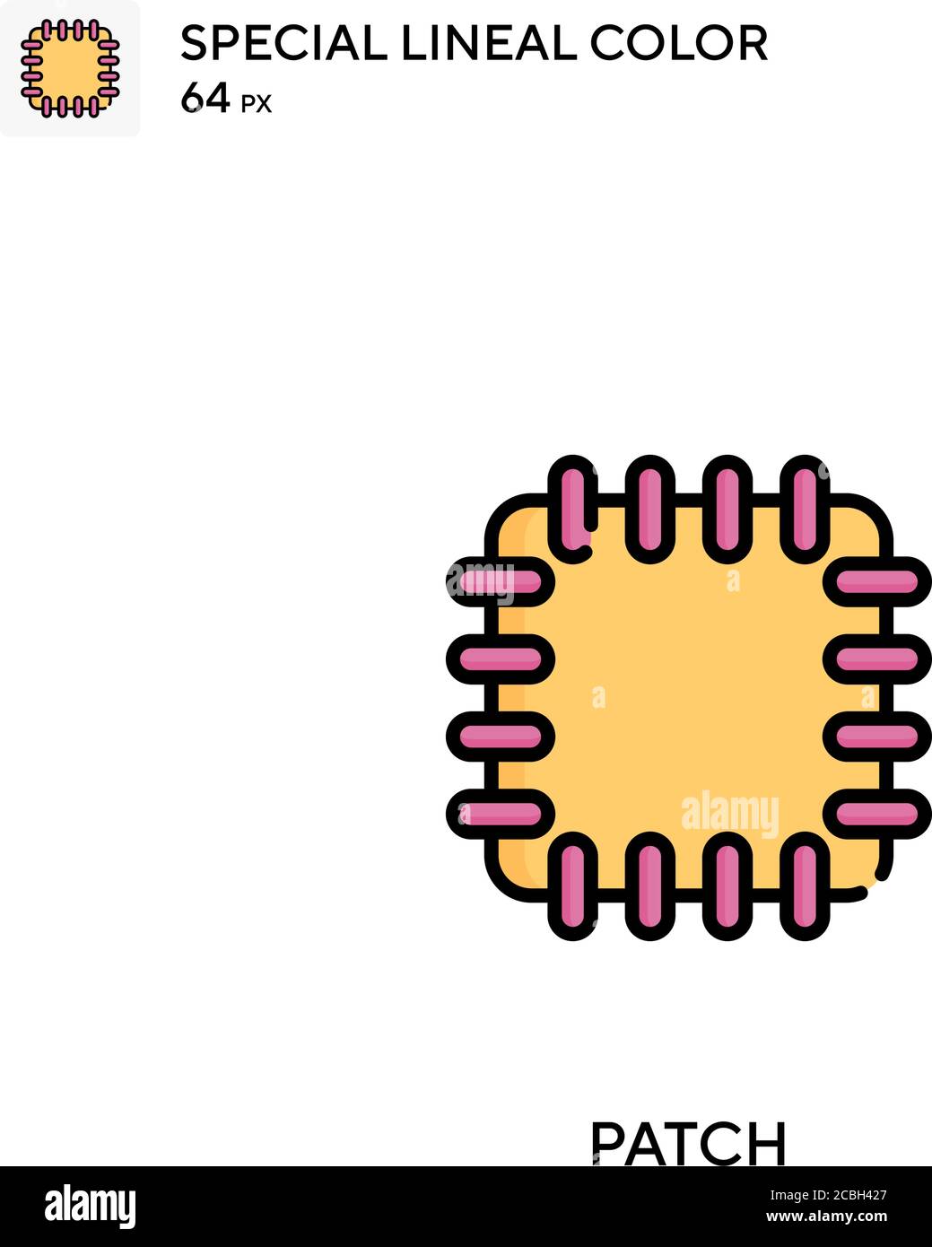 Patch special lineal color vector icon. Patch icons for your business ...