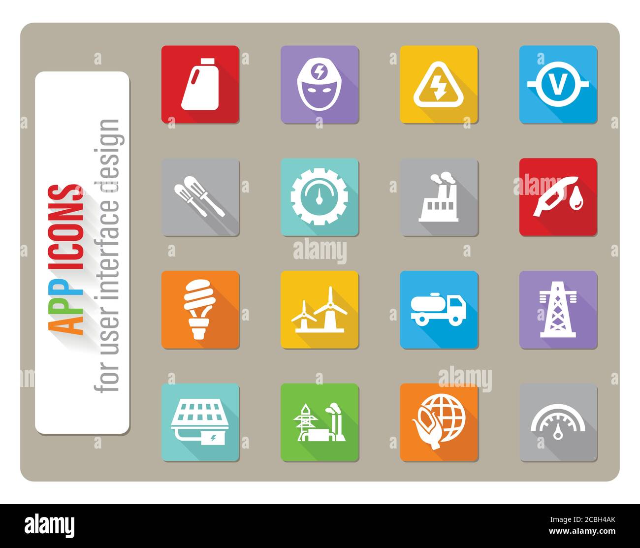 alternative energy icon set Stock Vector Image & Art - Alamy