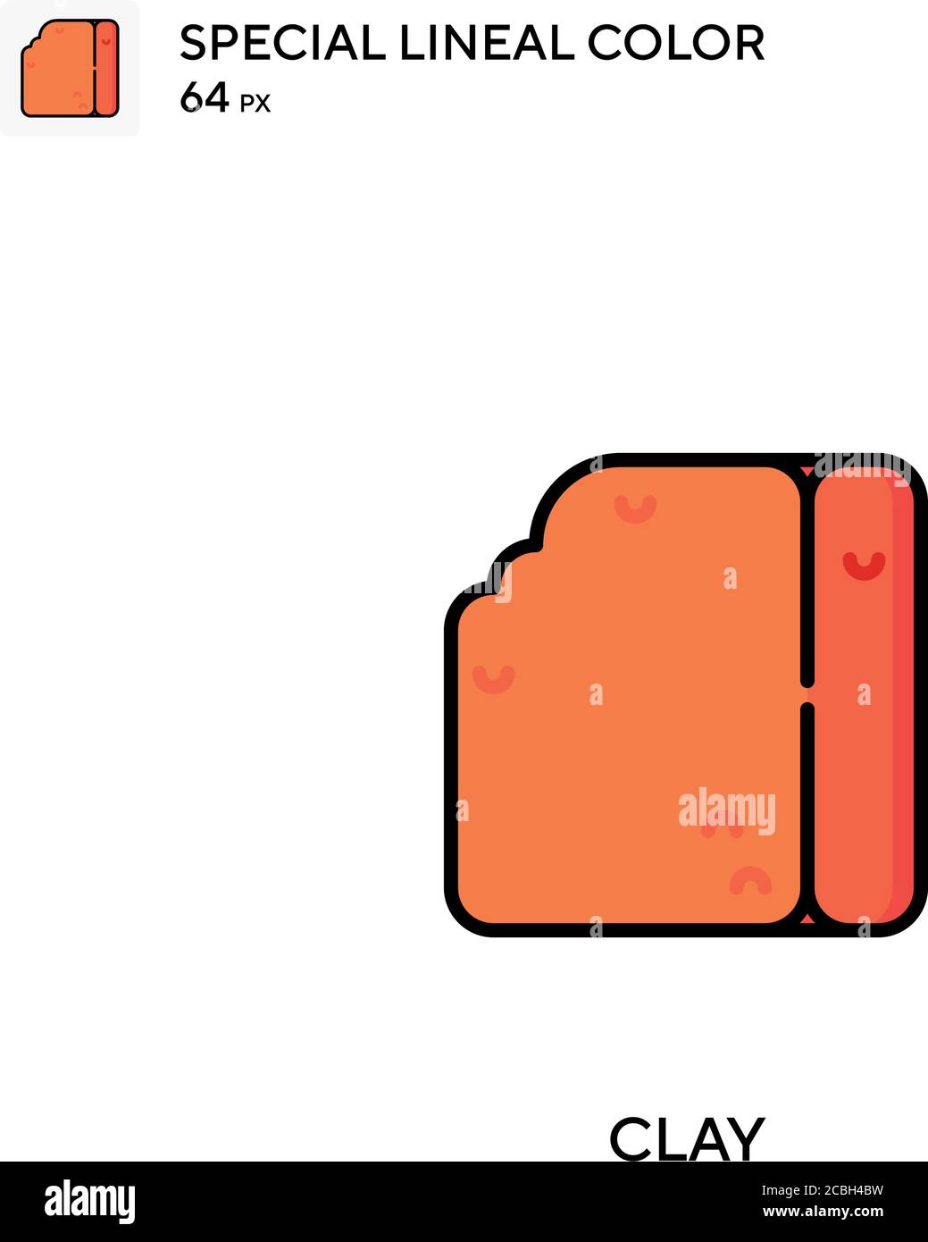 Clay special lineal color vector icon. Clay icons for your business ...