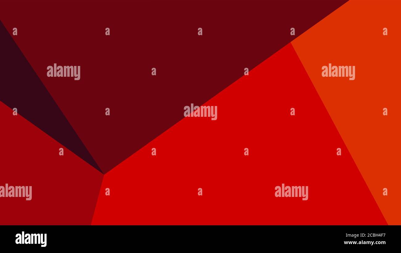 vector illustration of a red abstract geometric background Stock Vector ...