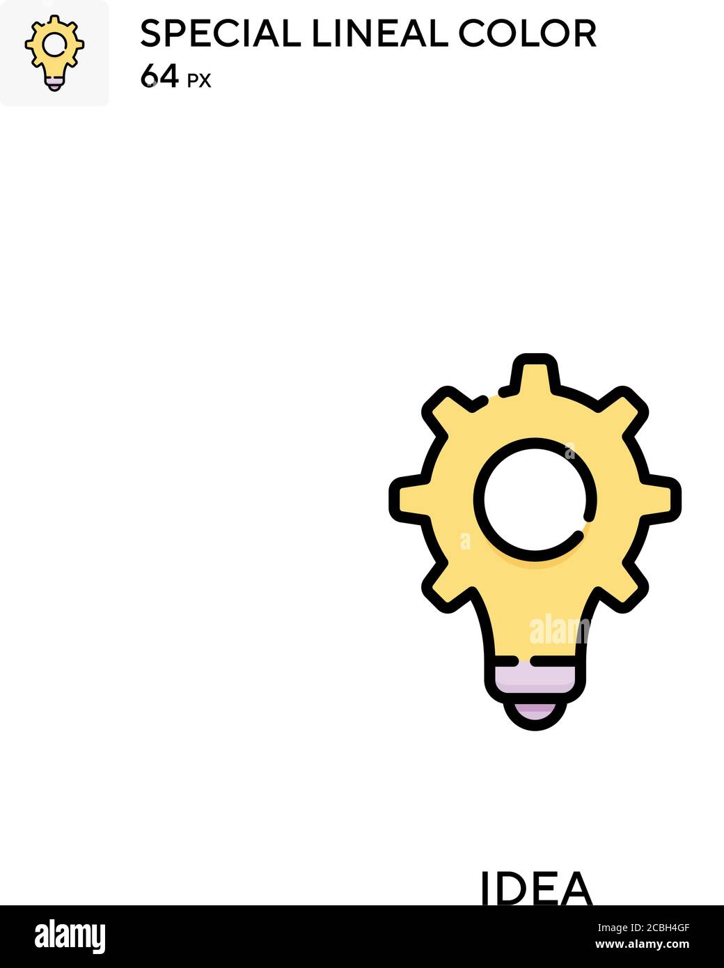 Idea special lineal color vector icon. Idea icons for your business ...