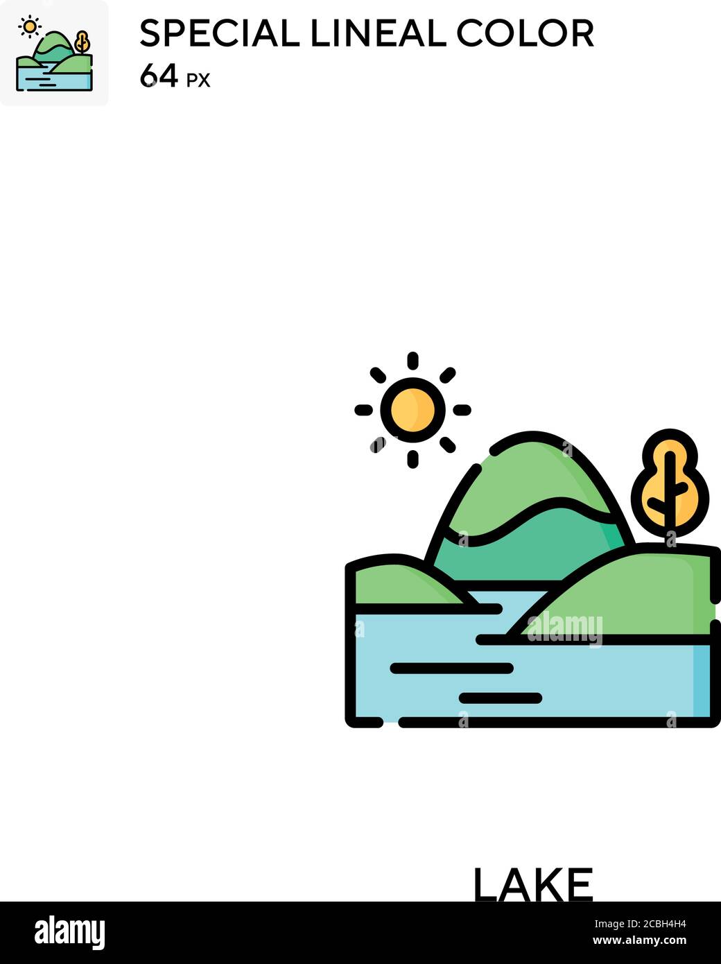 Scenic lakes and lakes Stock Vector Images - Alamy