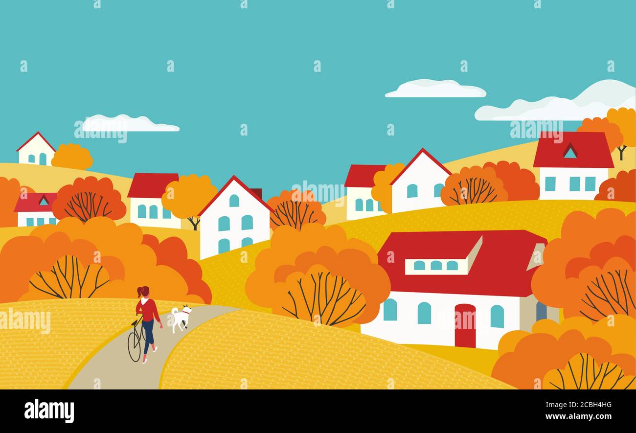 Golden hill community Stock Vector Images - Alamy