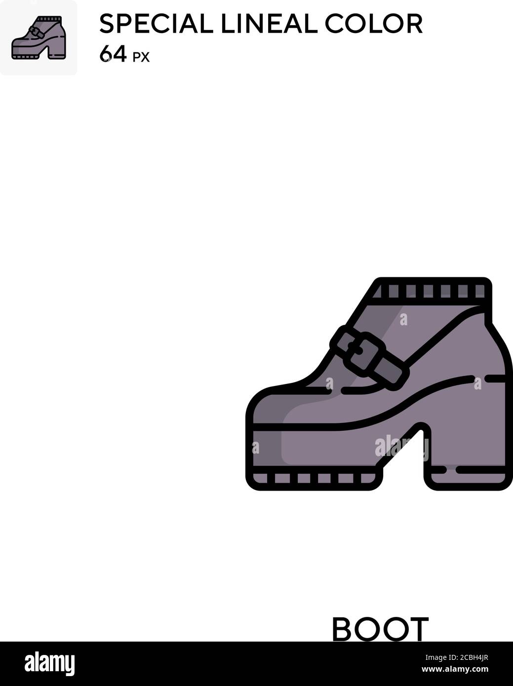 Boot special lineal color vector icon. Boot icons for your business ...