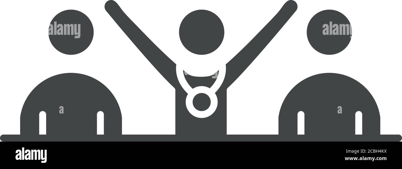 team people competition running speed sport race silhouette icon design ...