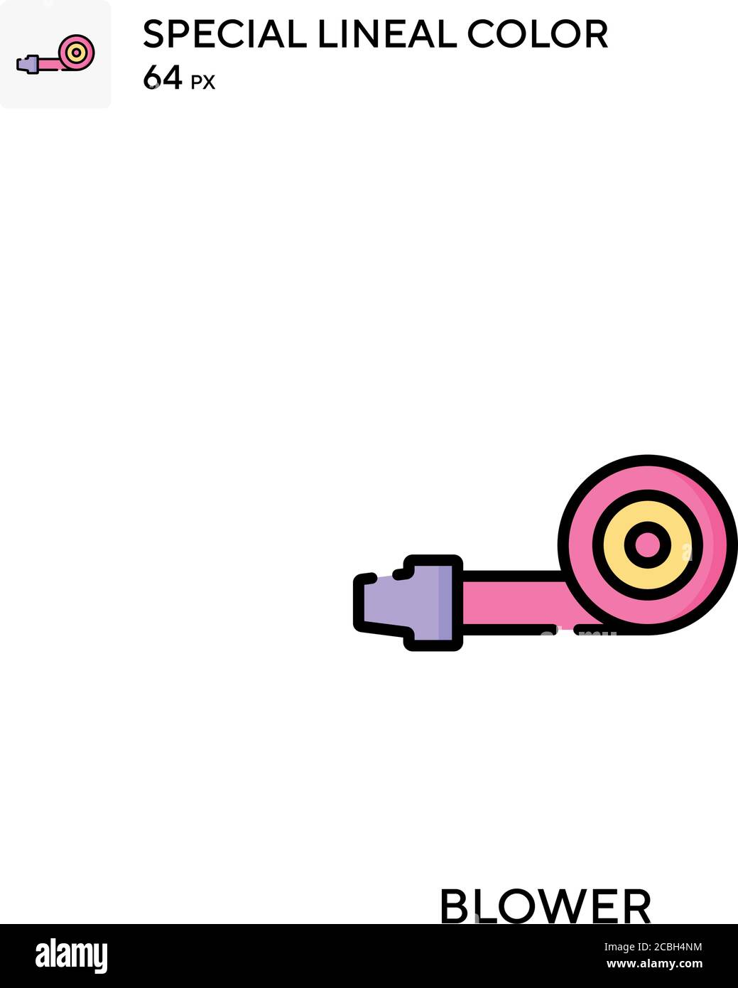 Blower special lineal color vector icon. Blower icons for your business ...