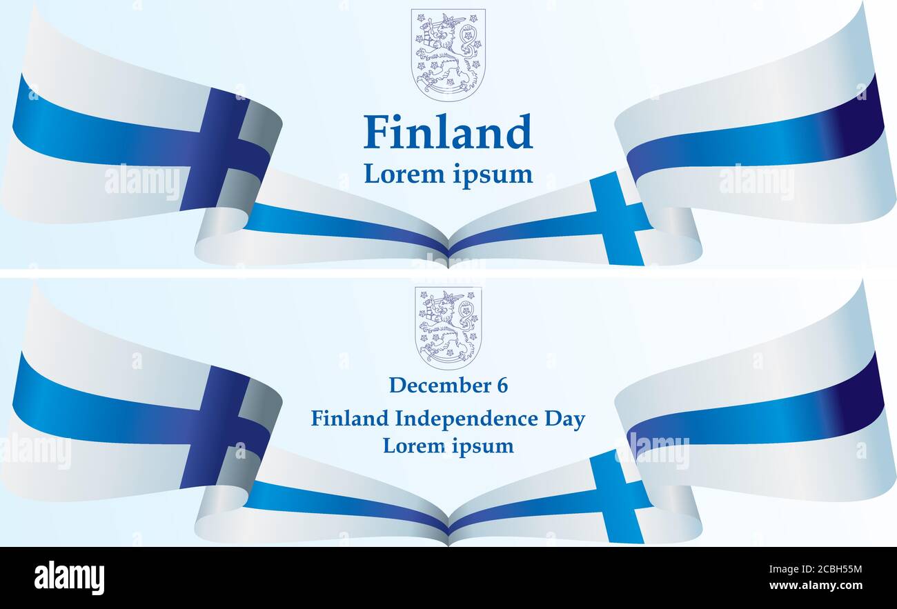 Flag of Finland, Republic of Finland, December 6, Finland's ...