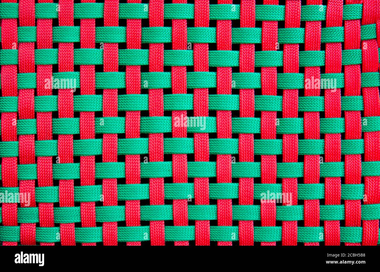 Red and green weave pattern background Stock Photo - Alamy