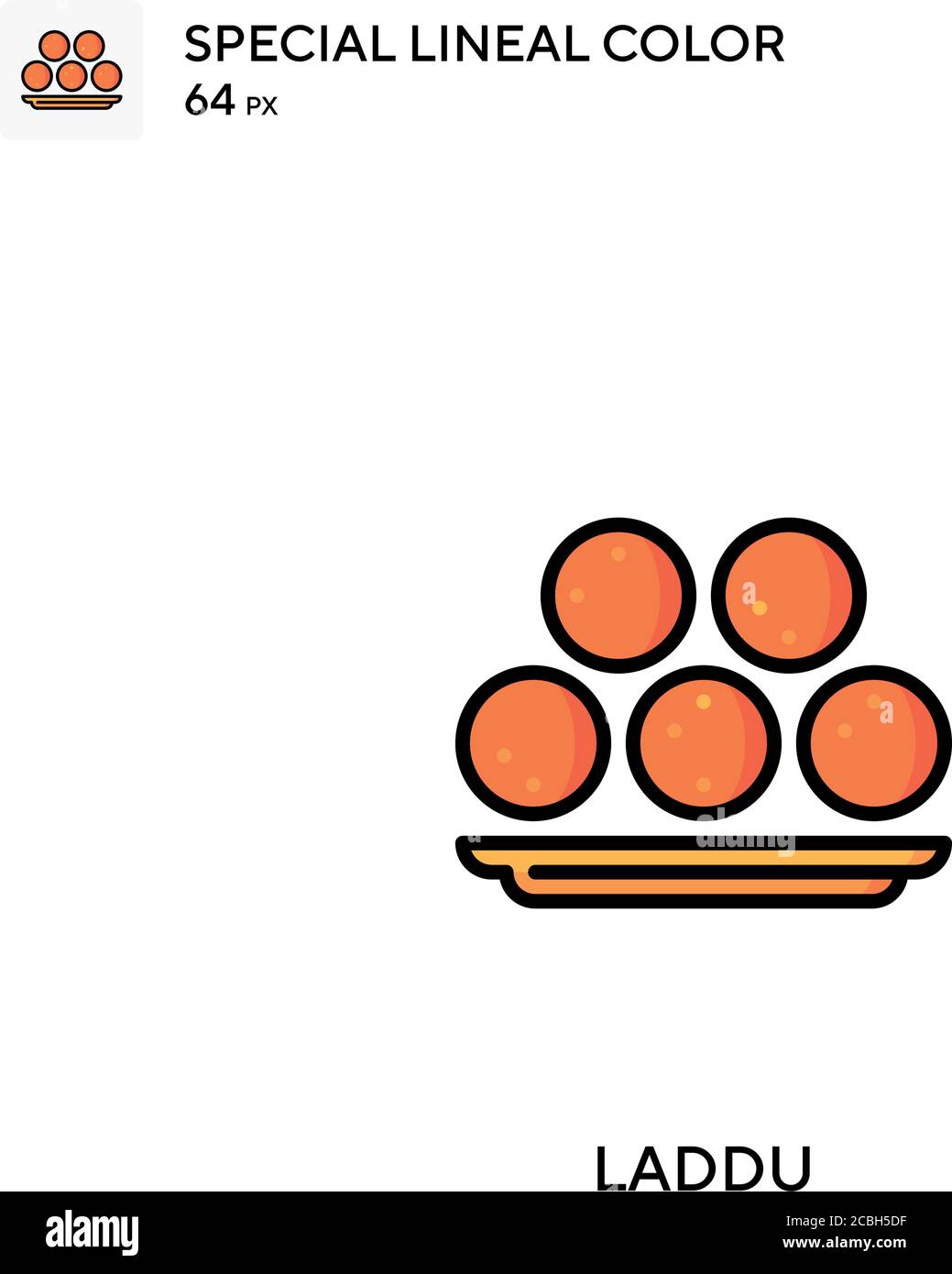 Laddu special lineal color vector icon. Laddu icons for your business ...