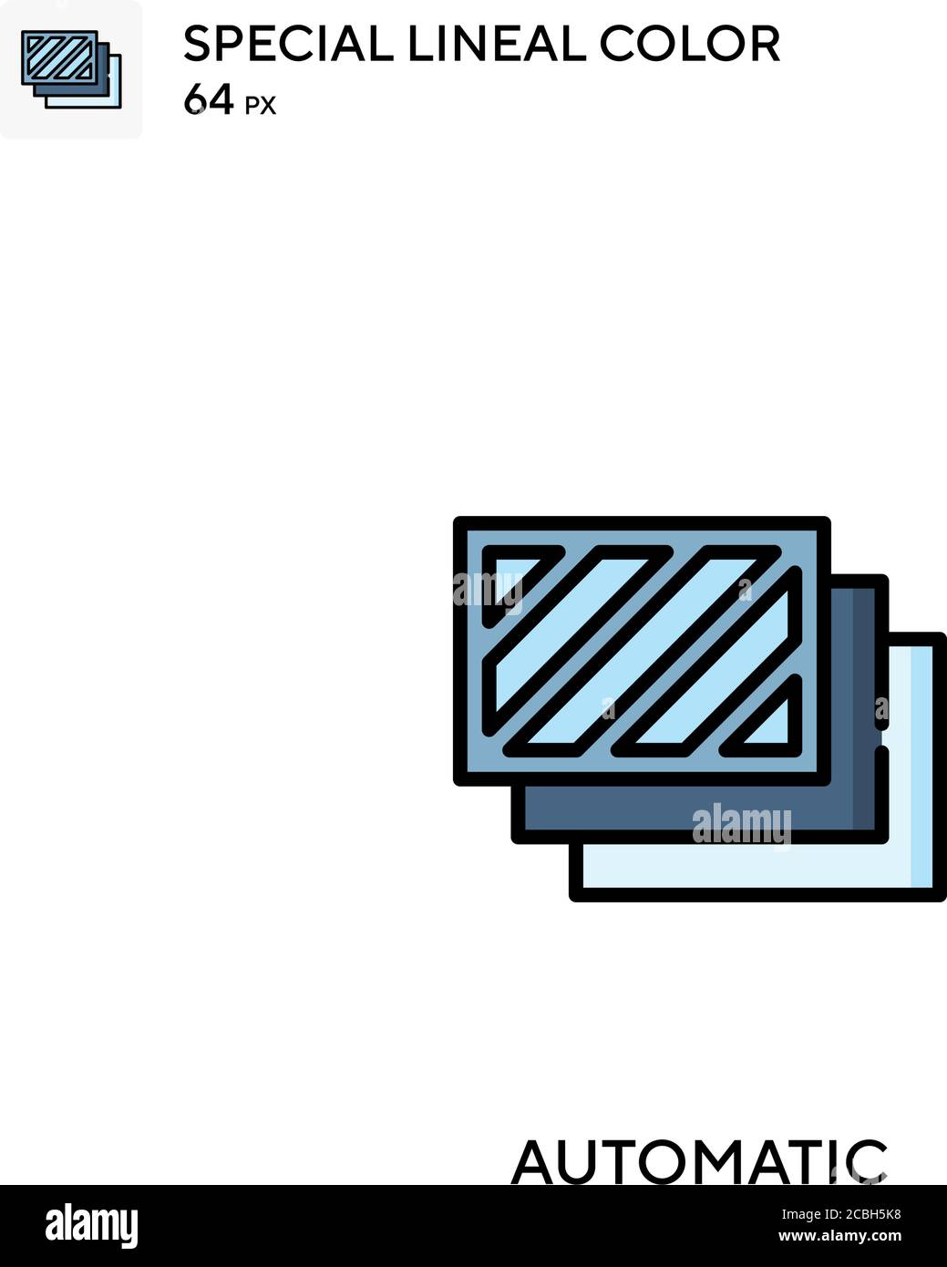 Automatic special lineal color vector icon. Automatic icons for your ...