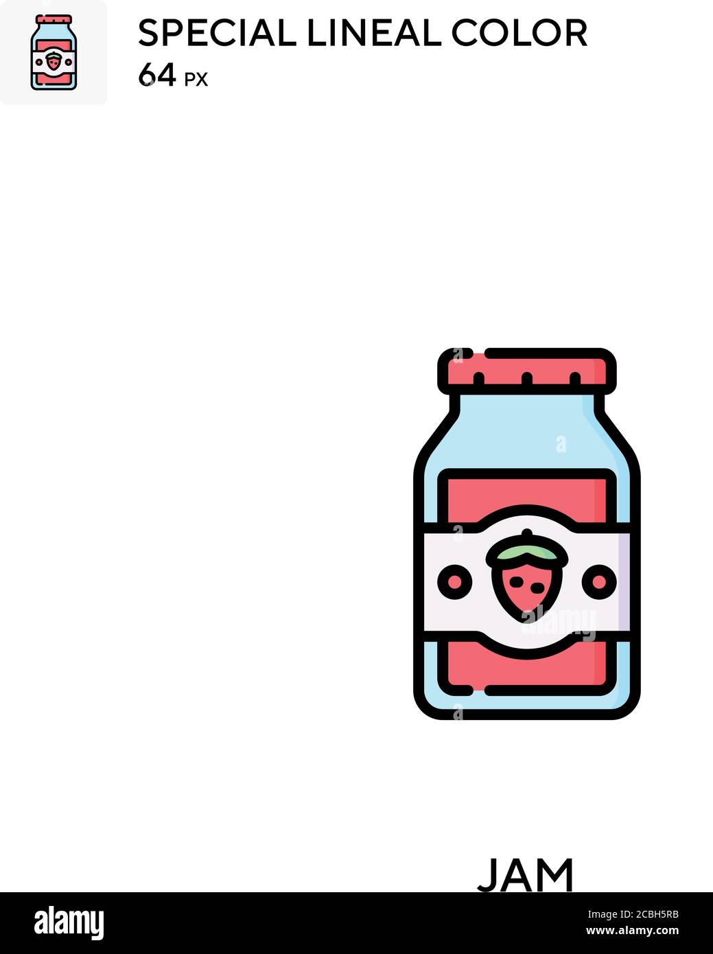 Jam special lineal color vector icon. Jam icons for your business ...