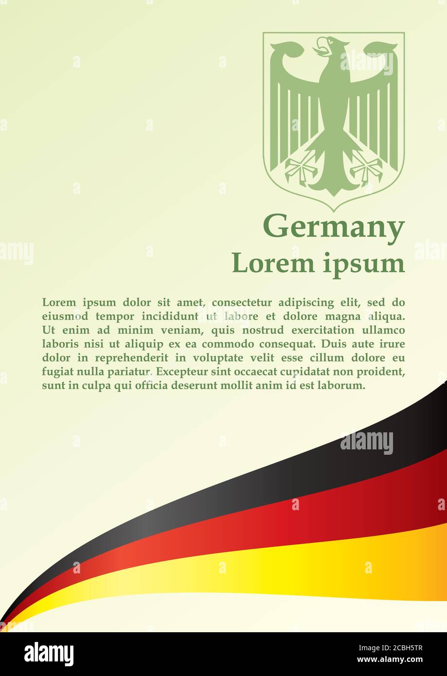 Flag of Germany, Bright, colorful vector illustration Stock Vector ...