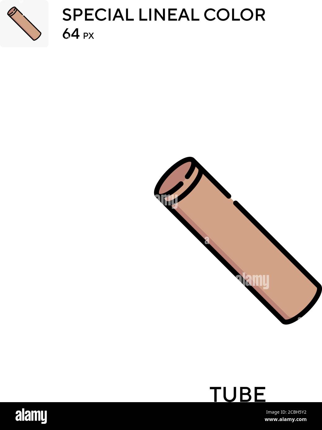 Tube special lineal color vector icon. Tube icons for your business ...