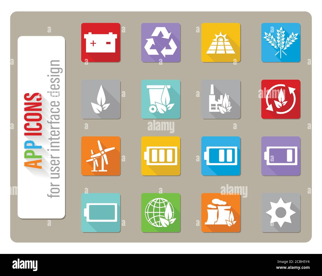 alternative energy icon set Stock Vector Image & Art - Alamy