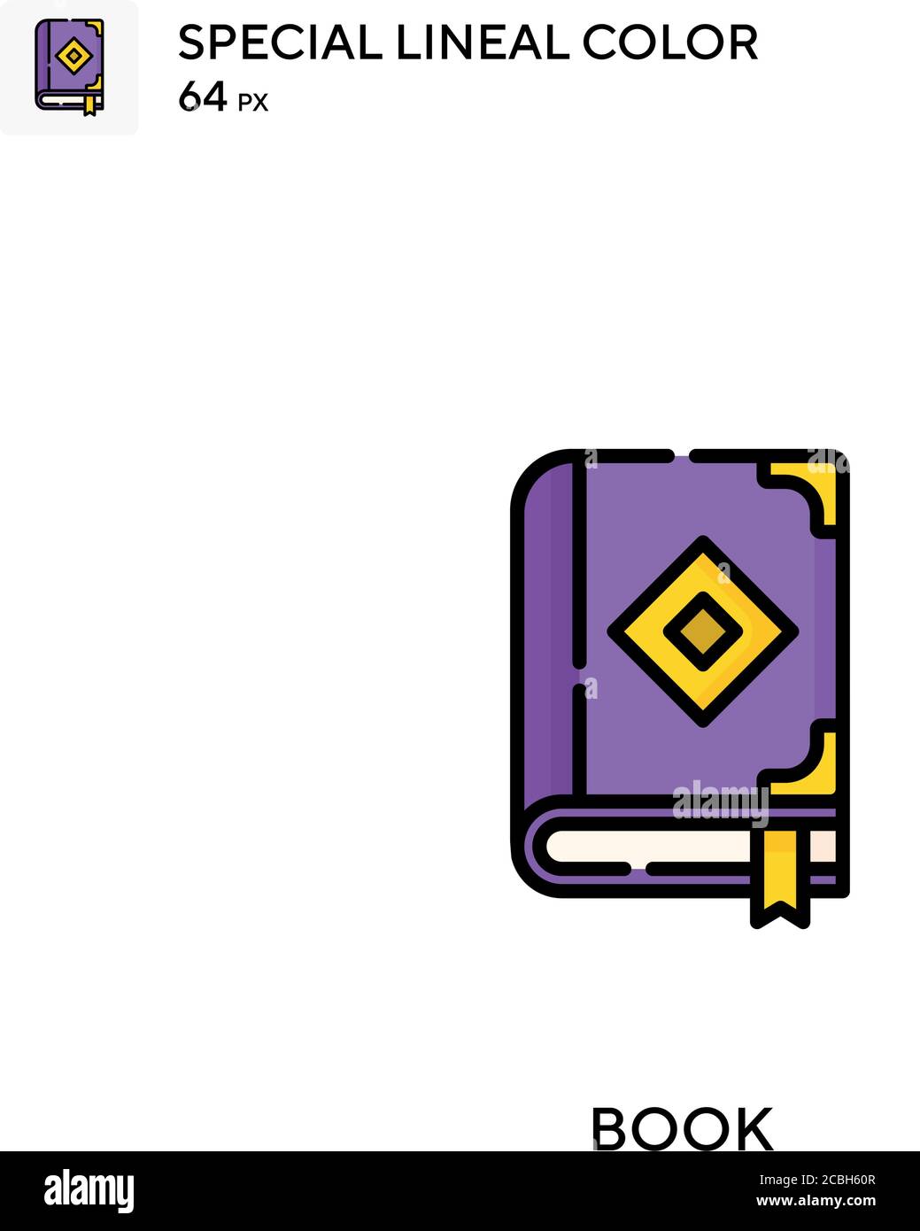 Book special lineal color vector icon. Book icons for your business ...