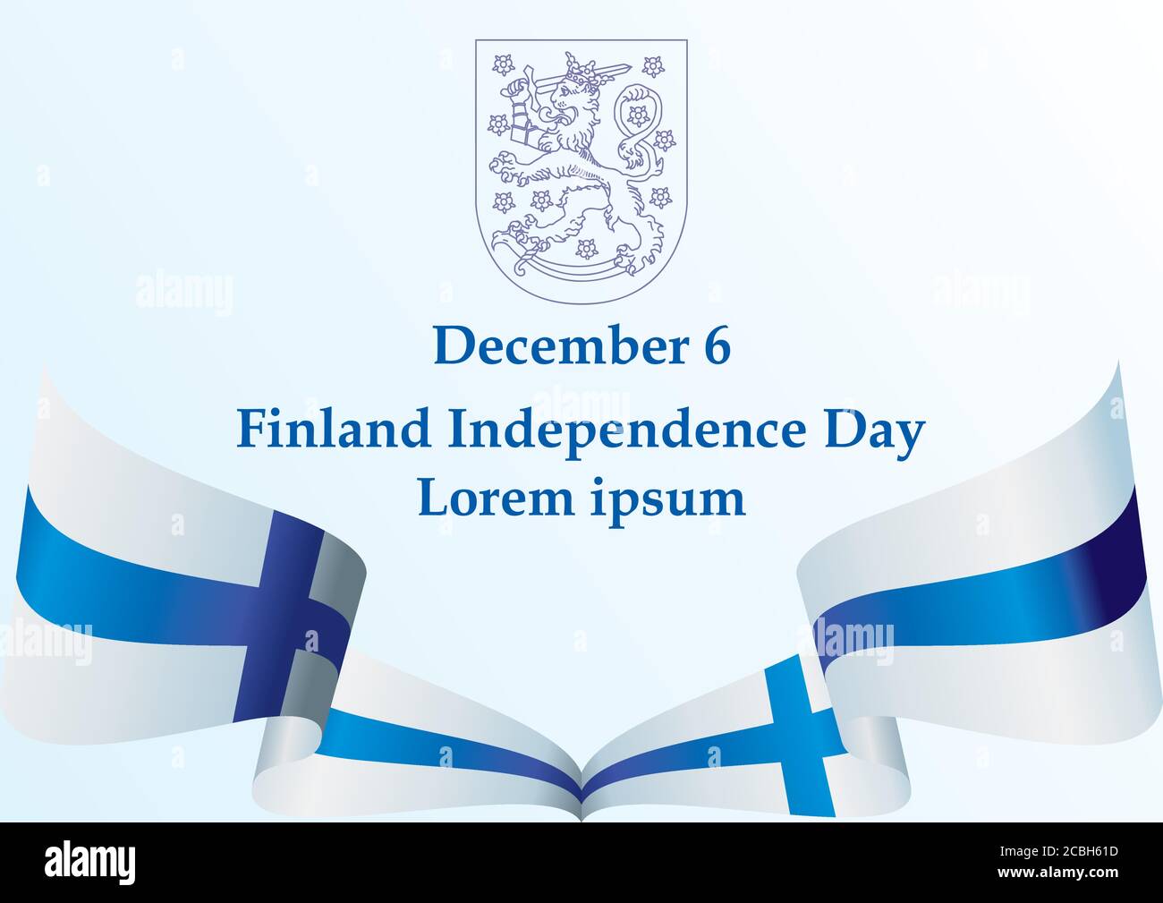 Flag of Finland, Republic of Finland, December 6, Finland's ...