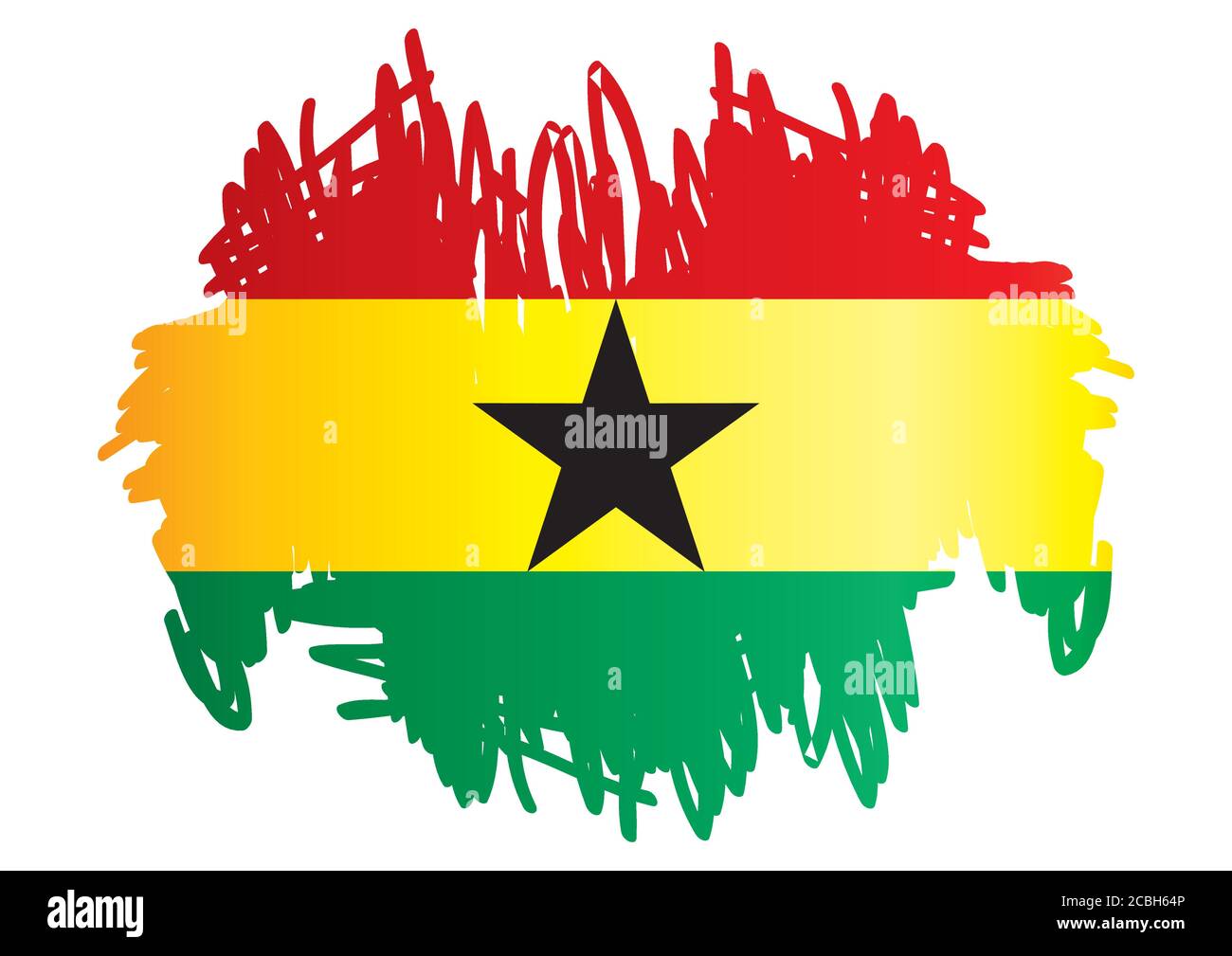 Flag of Ghana, Republic of Ghana. Template for award design, an ...