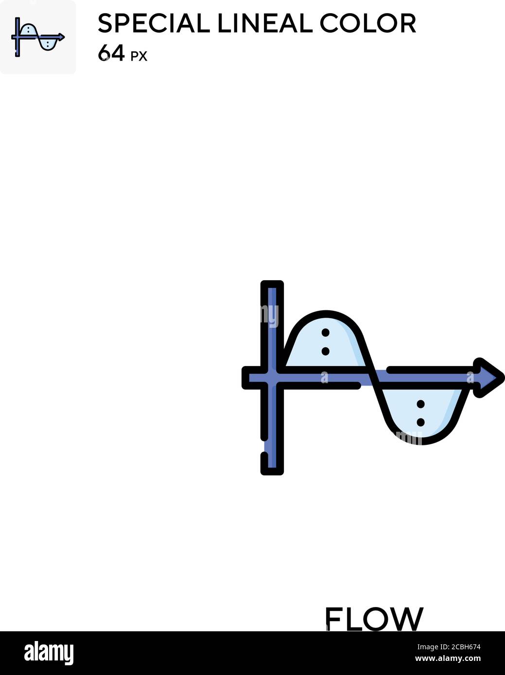 Flow special lineal color vector icon. Flow icons for your business ...