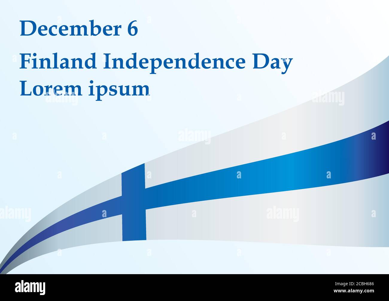 Flag of Finland, Republic of Finland, December 6, Finland's ...