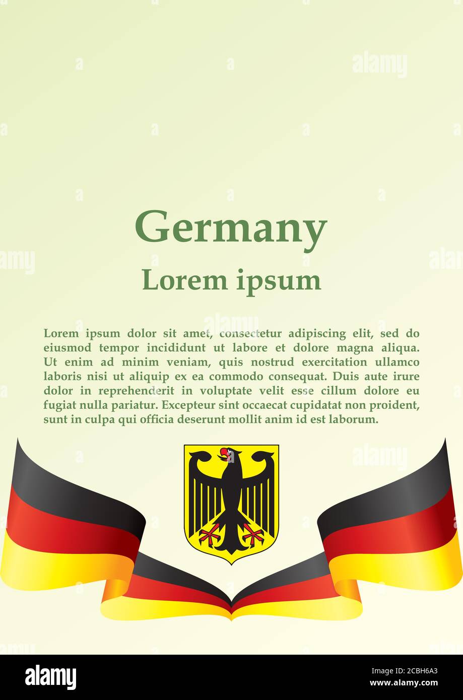 Flag of Germany, Bright, colorful vector illustration Stock Vector ...