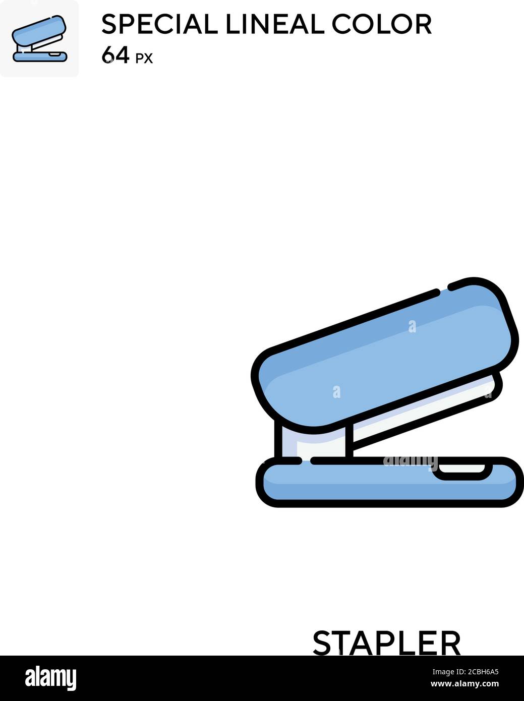Stapler special lineal color vector icon. Stapler icons for your business project Stock Vector ...