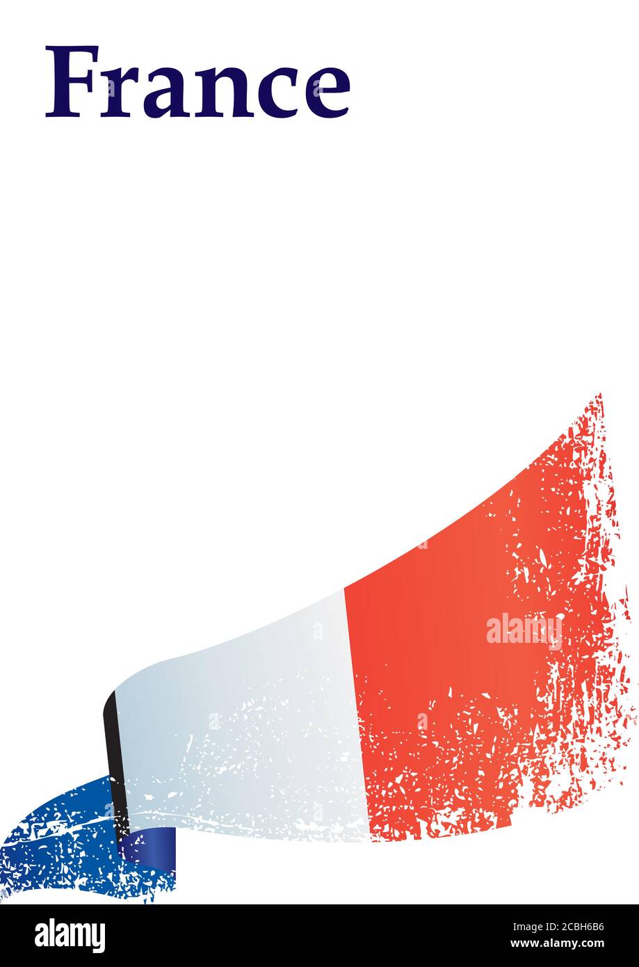 Flag of France, French Republic. Template for award design, an official ...