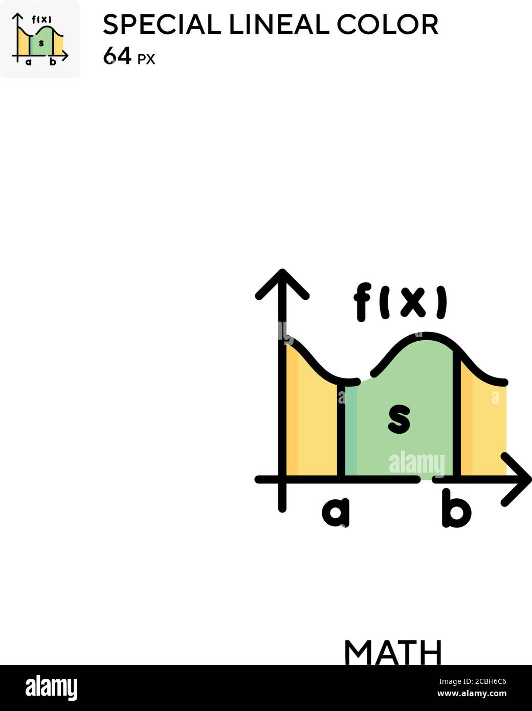 Math special lineal color vector icon. Math icons for your business ...
