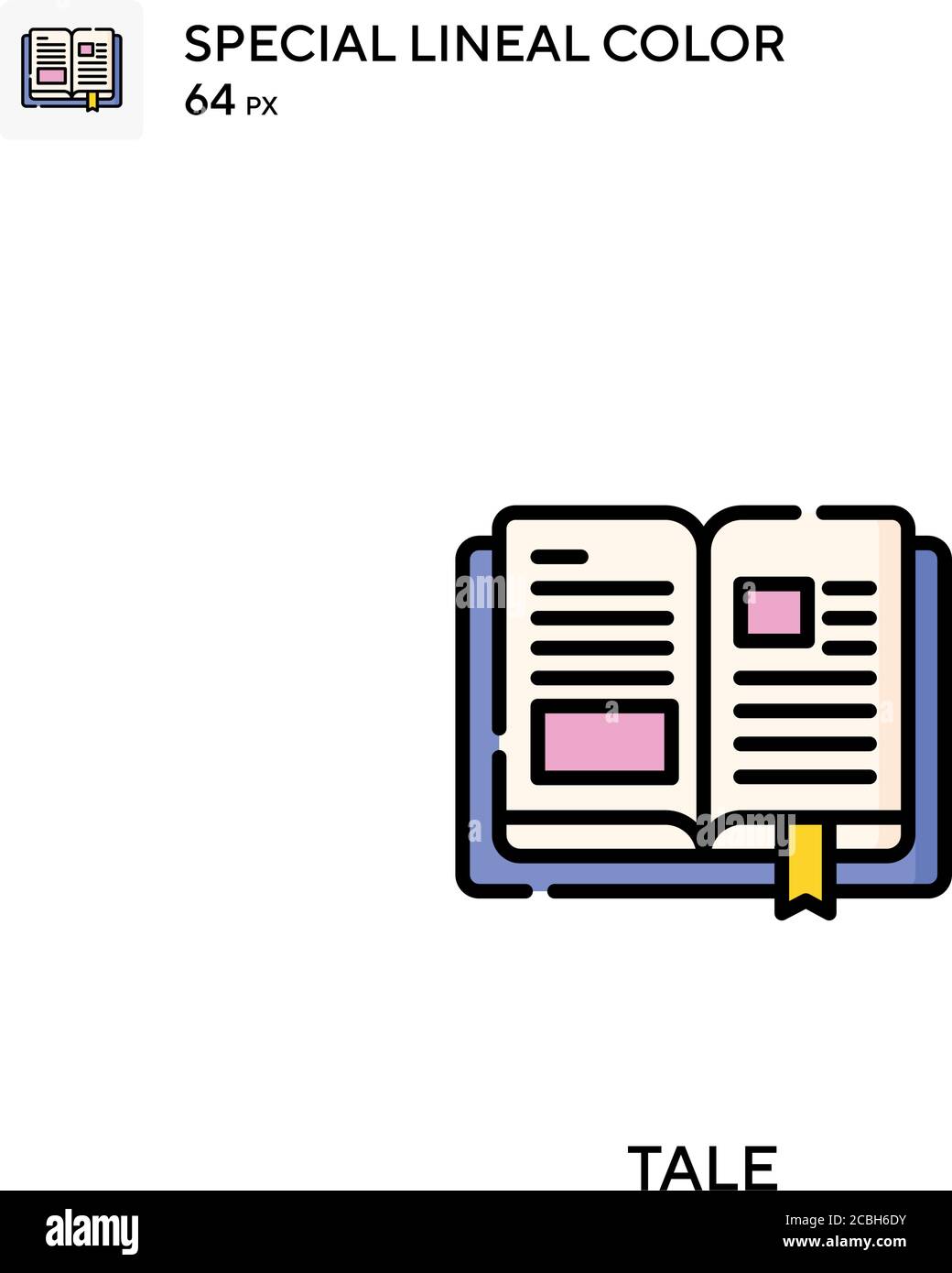 Tale special lineal color vector icon. Tale icons for your business ...