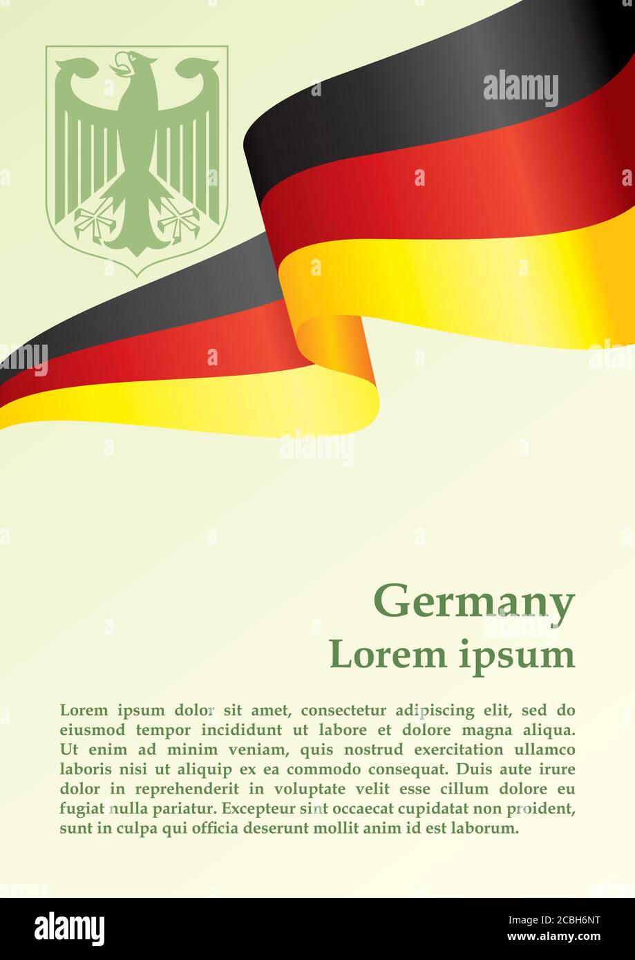 Flag of Germany, Bright, colorful vector illustration Stock Vector ...