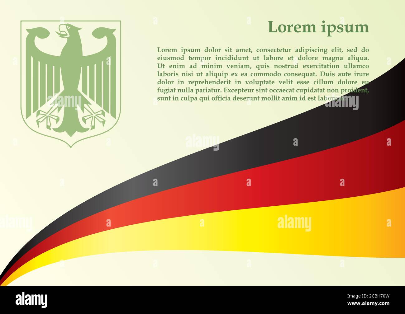 Flag of Germany, Bright, colorful vector illustration Stock Vector ...