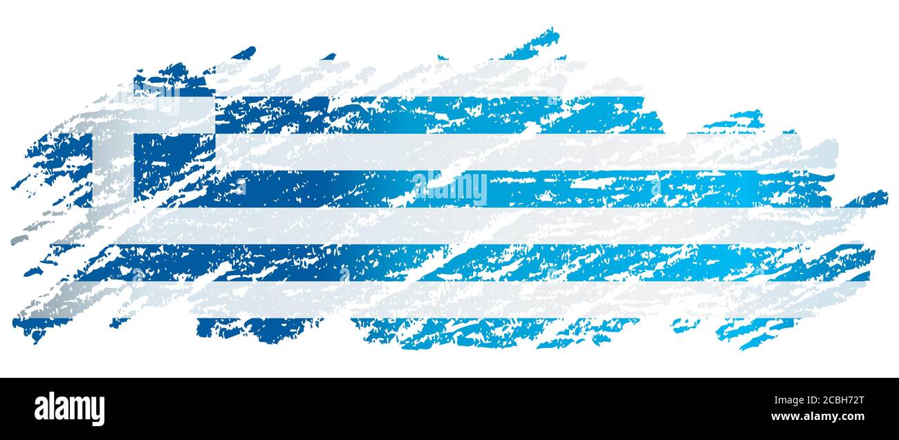 Flag of Greece, Hellenic Republic. Template for award design, an ...