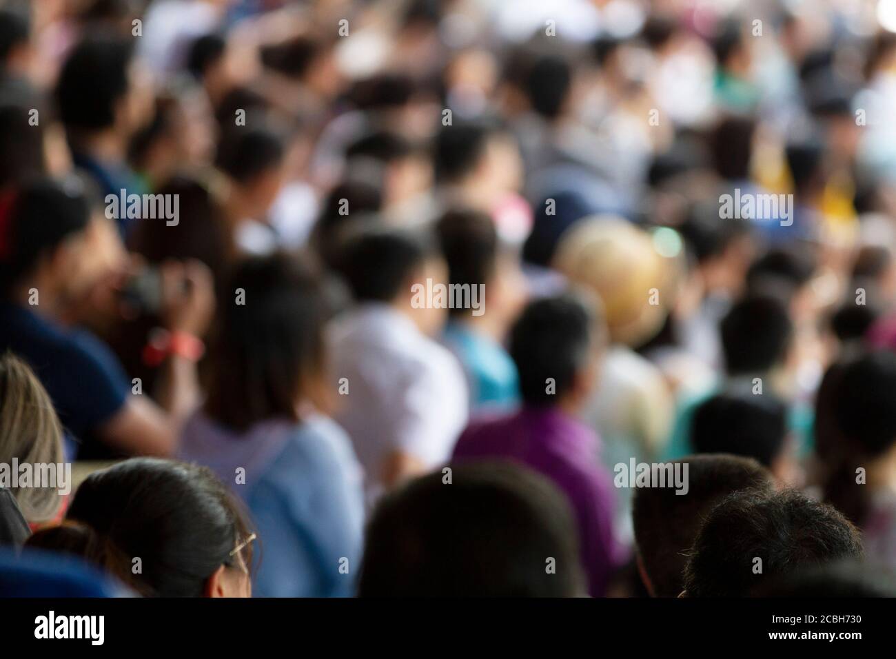 Blurred background crowd people stadium hi-res stock photography and ...