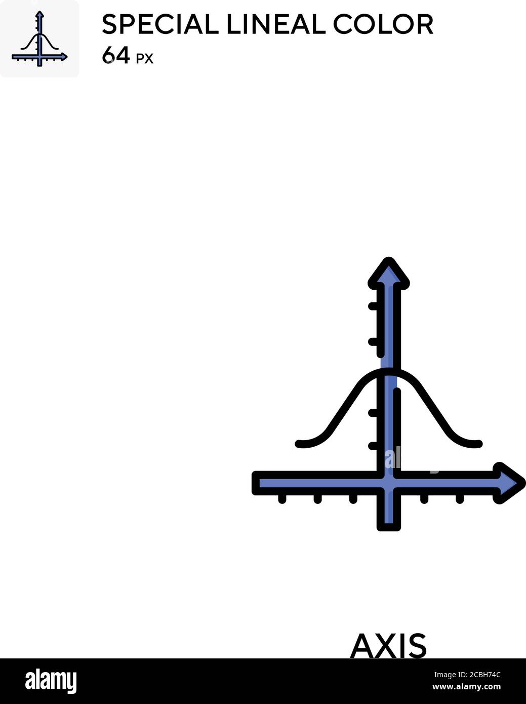 Axis special lineal color vector icon. Axis icons for your business ...
