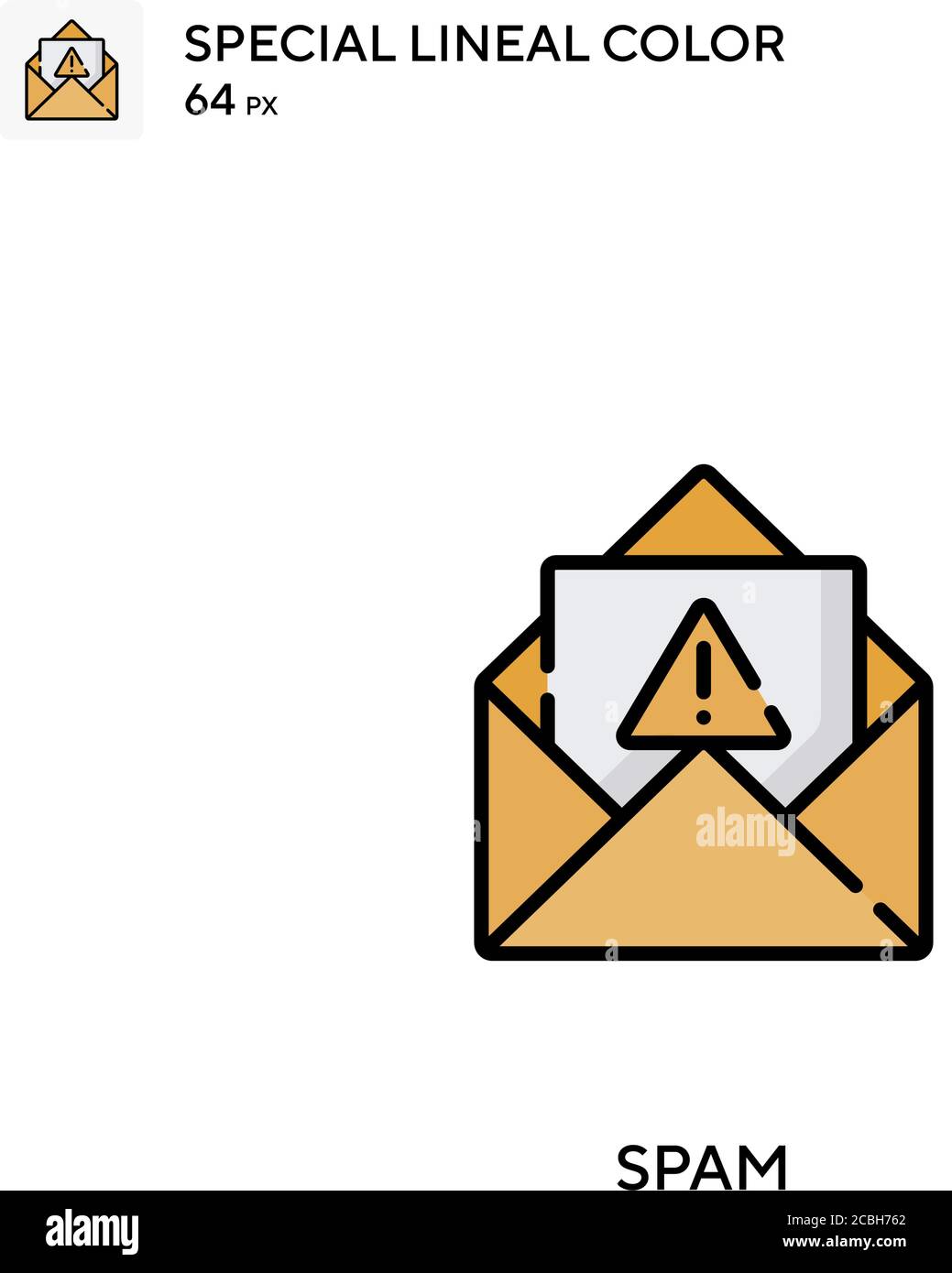 Spam special lineal color vector icon. Spam icons for your business ...