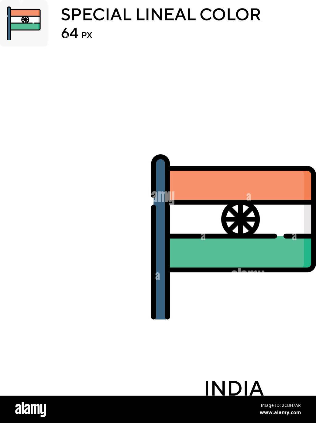 India special lineal color vector icon. India icons for your business ...