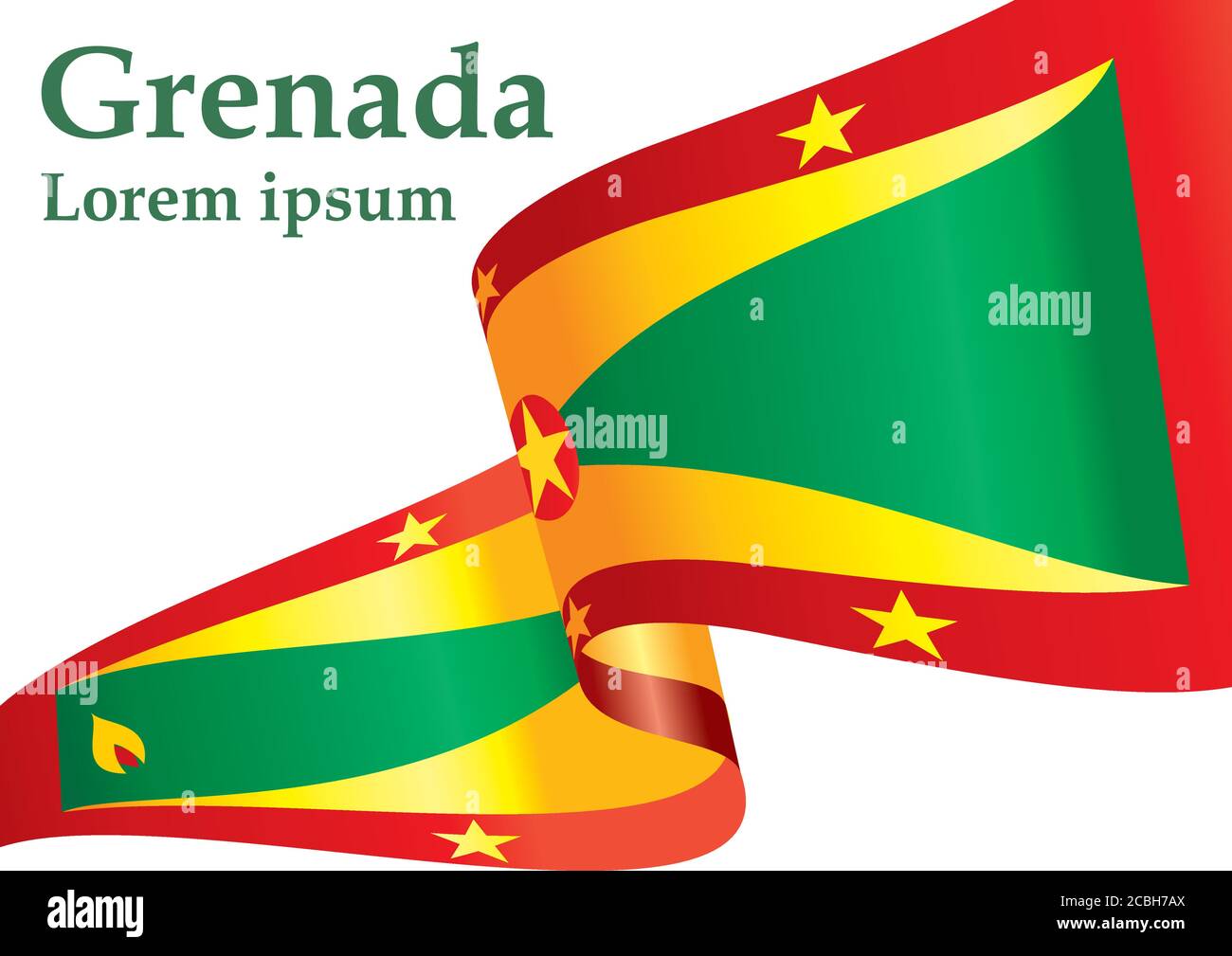 Flag of Grenada, Grenada is a country in the West Indies, Island of ...