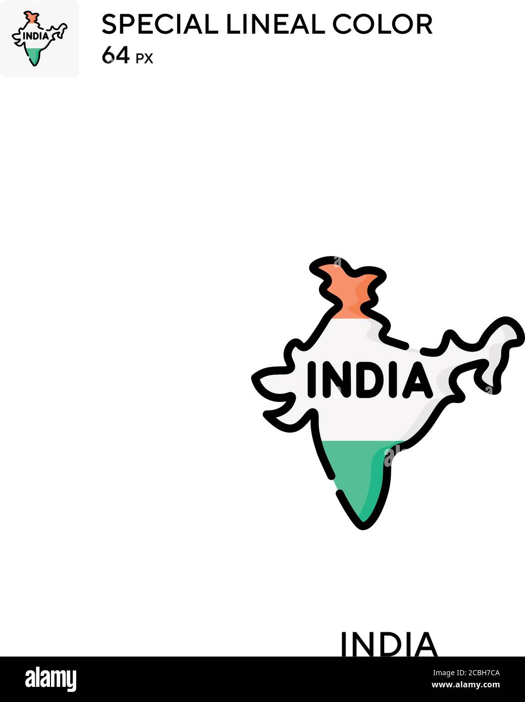 India special lineal color vector icon. India icons for your business ...
