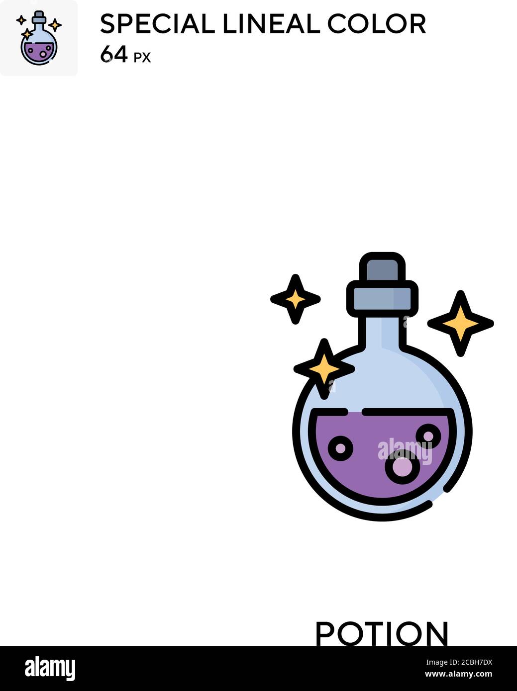 Potion special lineal color vector icon. Potion icons for your business ...