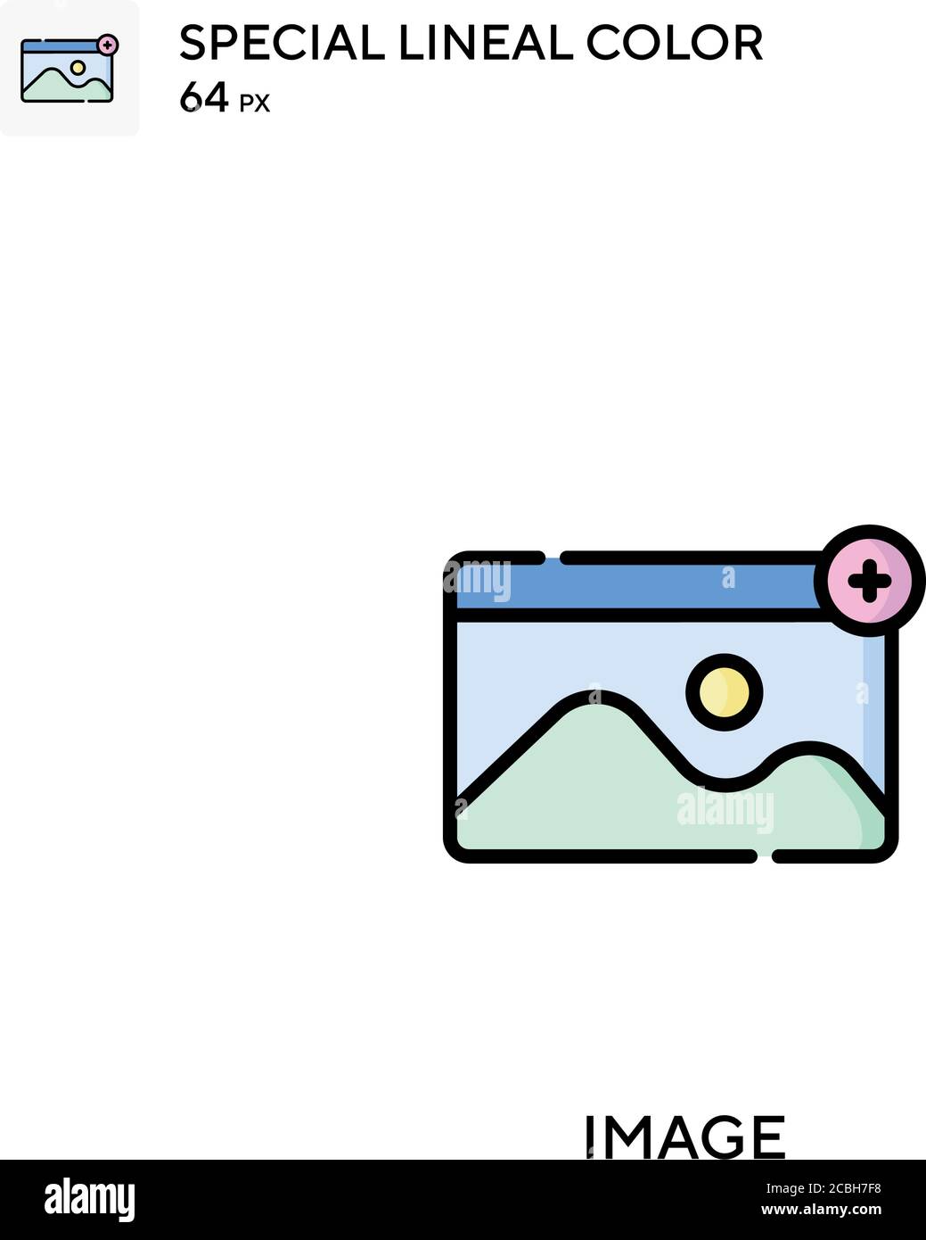 Image special lineal color vector icon. Image icons for your business ...